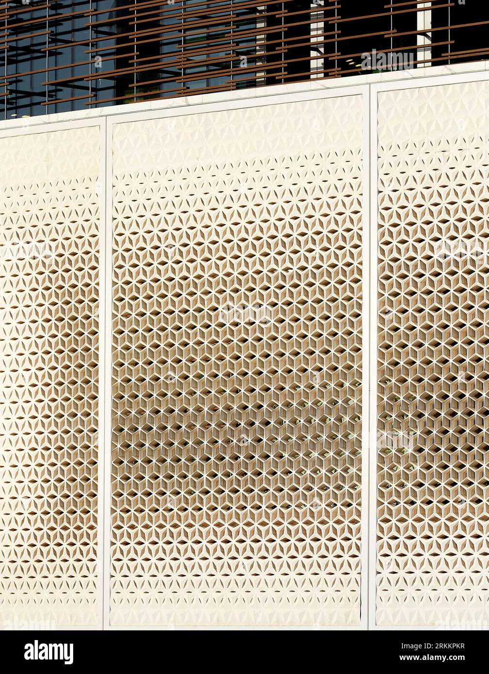 Perforated metal screen architecture hi-res stock photography and ...