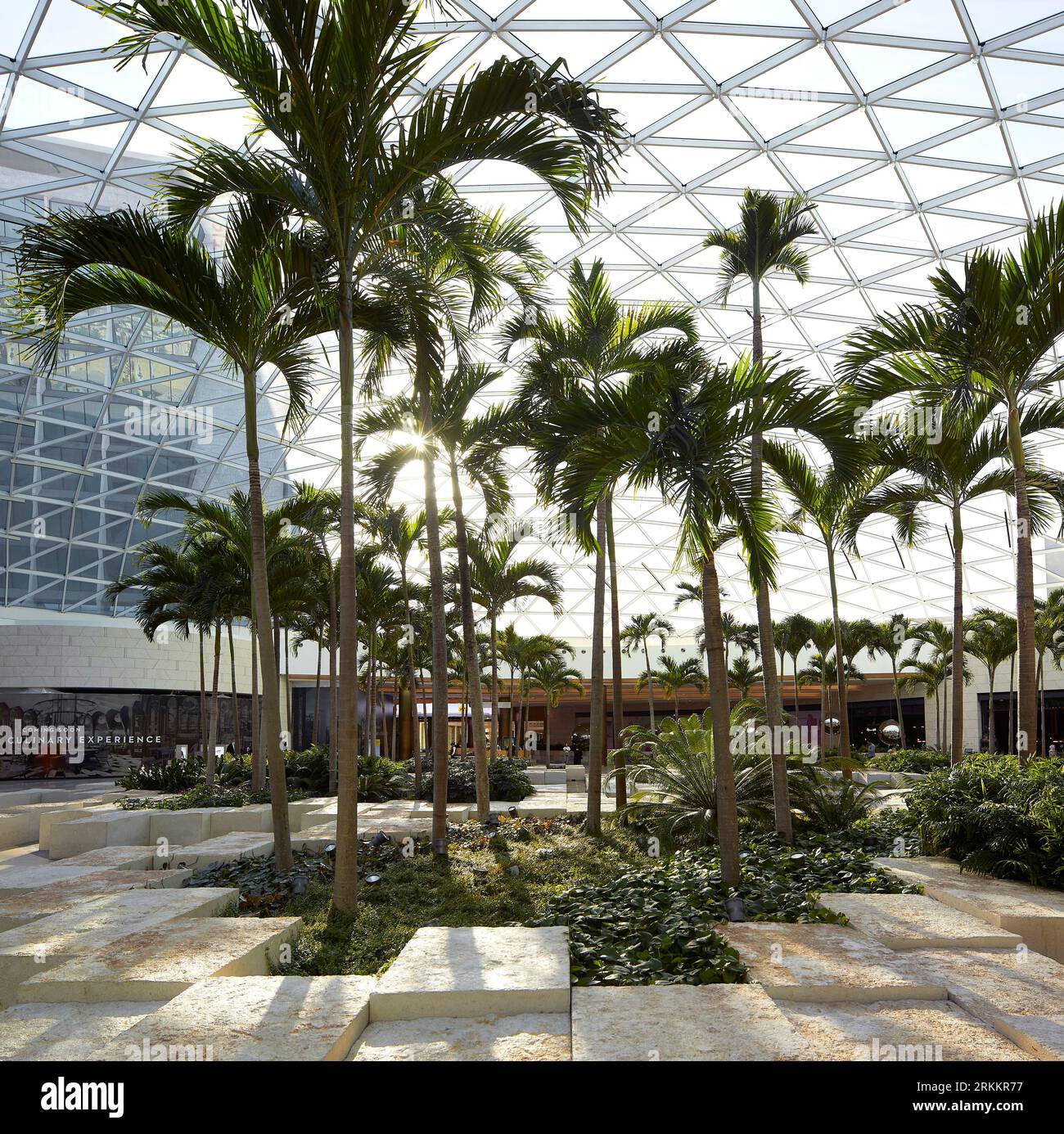The Gardens. 360 Mall, Kuweit City, Kuwait. Architect: CRTKL, 2021 ...