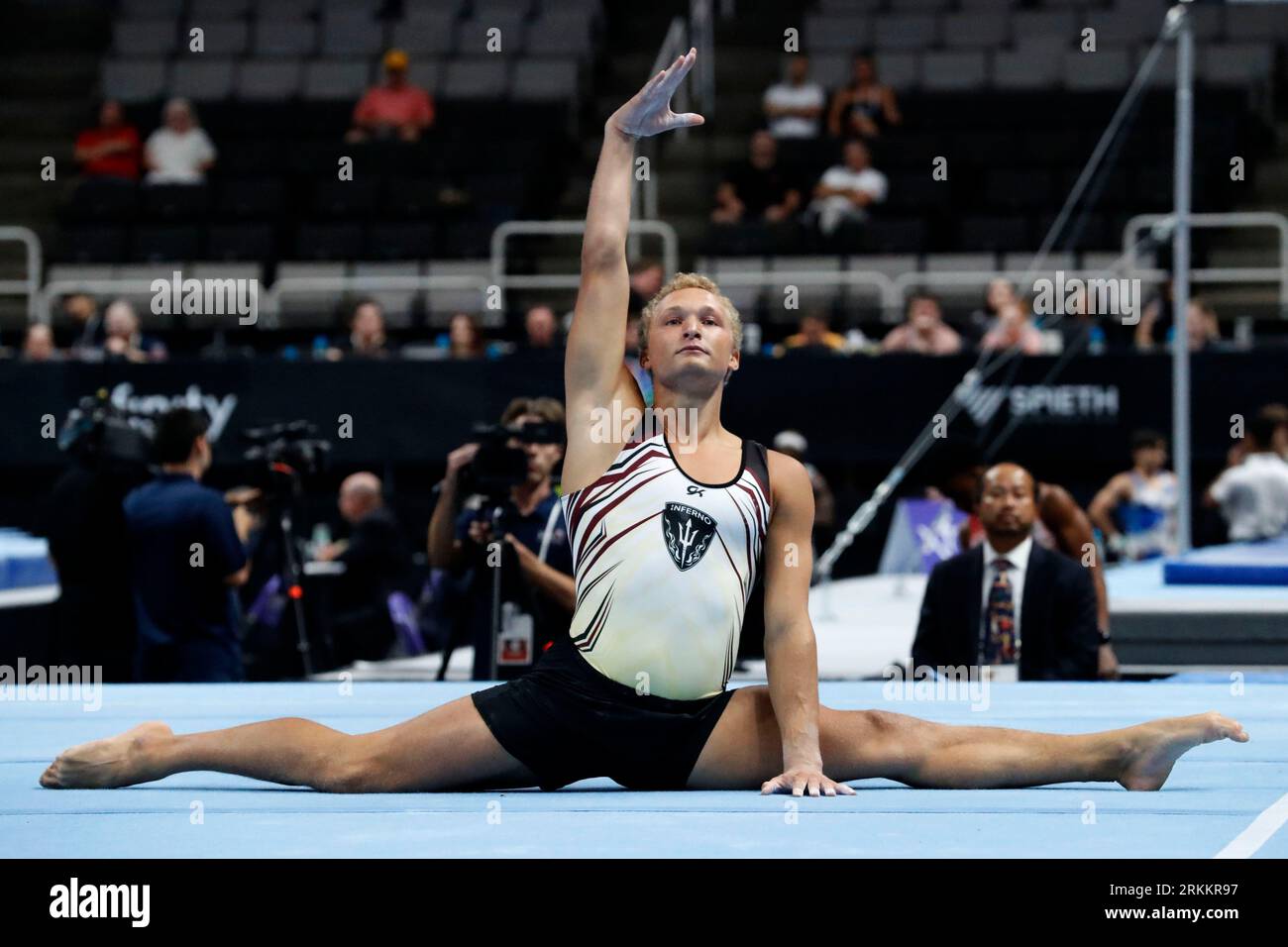 August 24, 2023, SAN JOSE, CALIFORNIA: Jackson Harrison (6) performs on ...