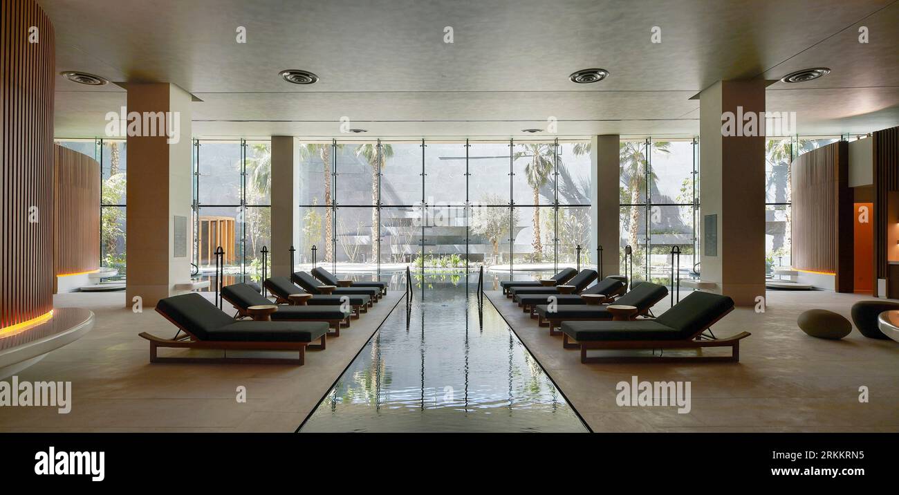 Spa with view through to garden. 360 Mall, Kuweit City, Kuwait ...