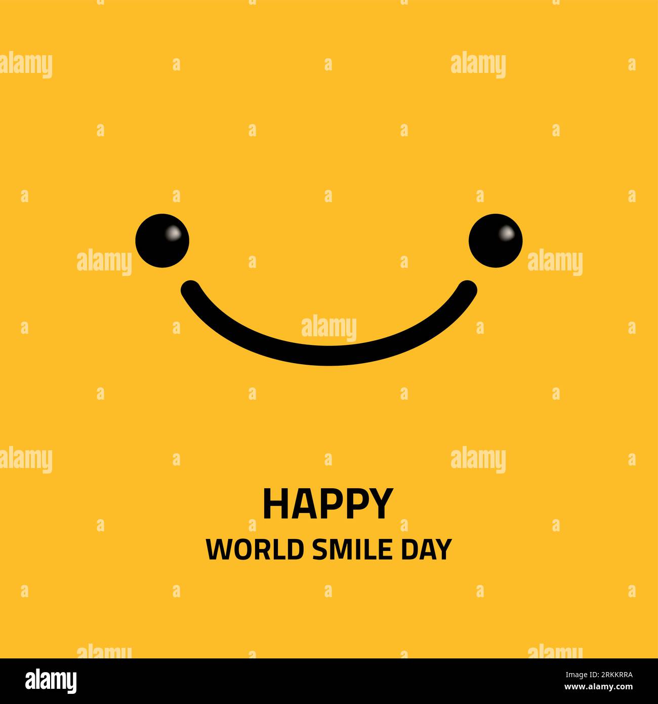 International day of happiness smile day banner. Good mood. Fun concept ...
