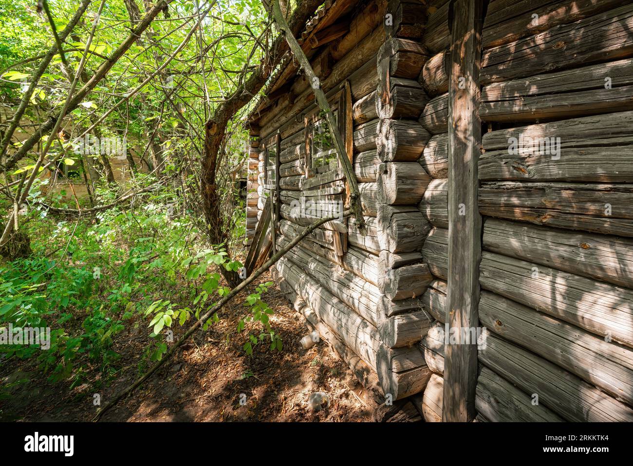 Log House Exterior - Zalissya Village, Chernobyl Exclusion Zone ...