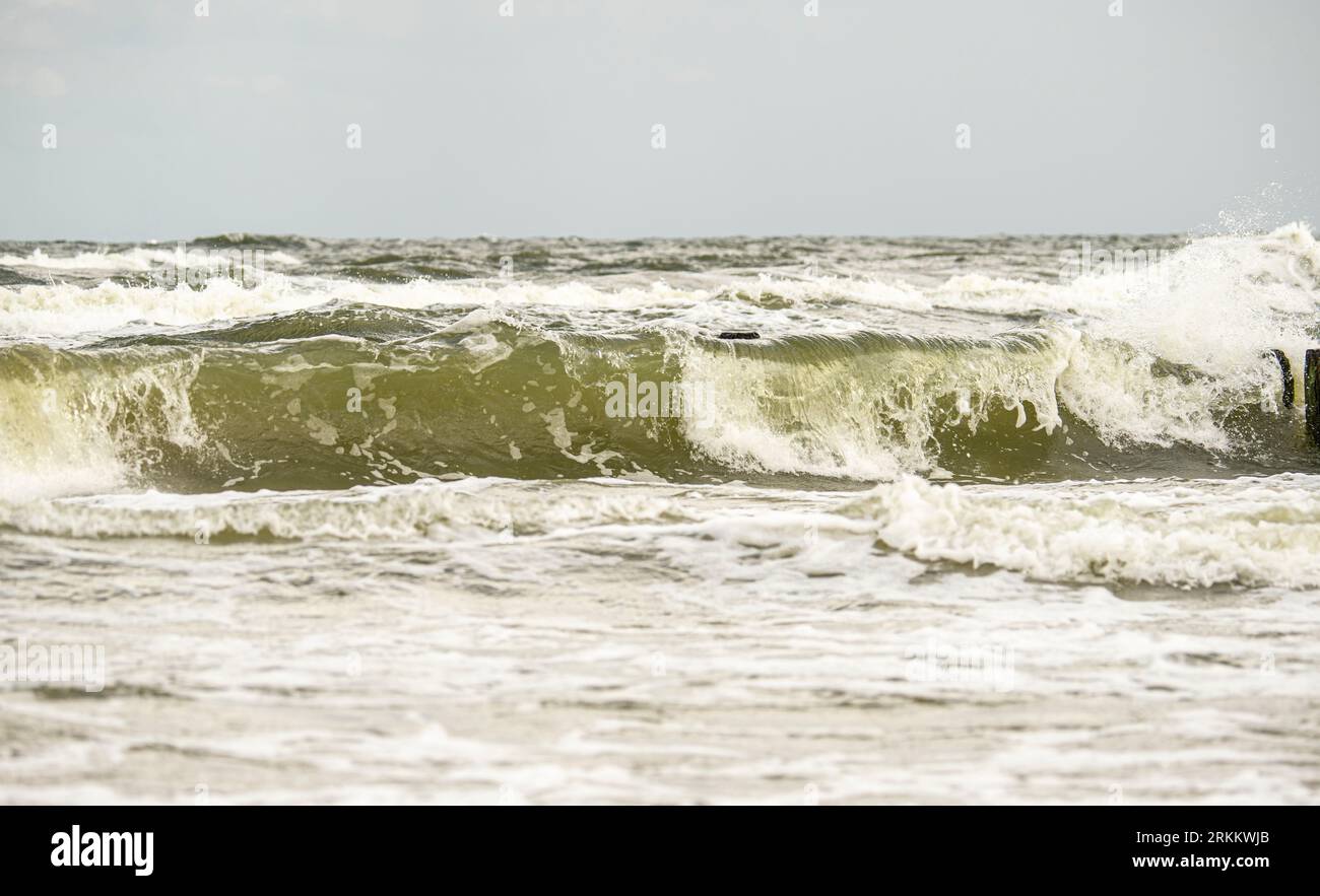 Fishing boat storm waves hi-res stock photography and images - Alamy