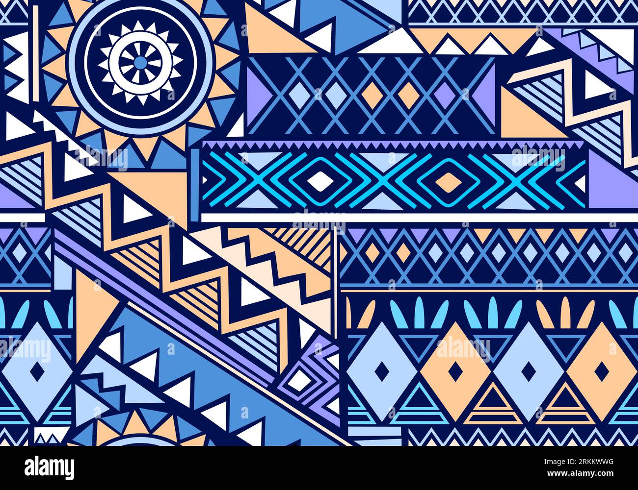 Blue Tribal Pattern Turquoise Tribal Pattern" Poster For Sale By