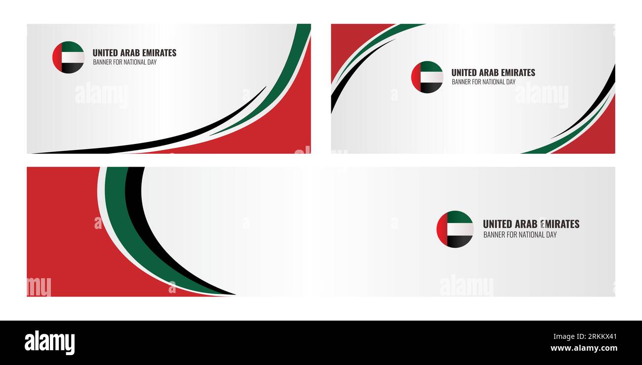 Vector Template Header Banner For United Arab Emirates Celebrate ...