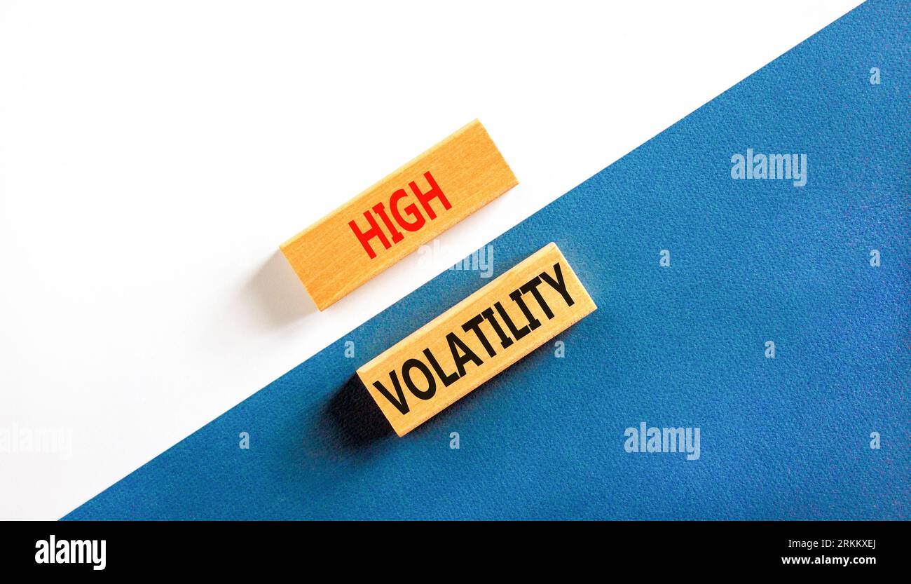 High volatility symbol. Concept words High volatility on beautiful ...