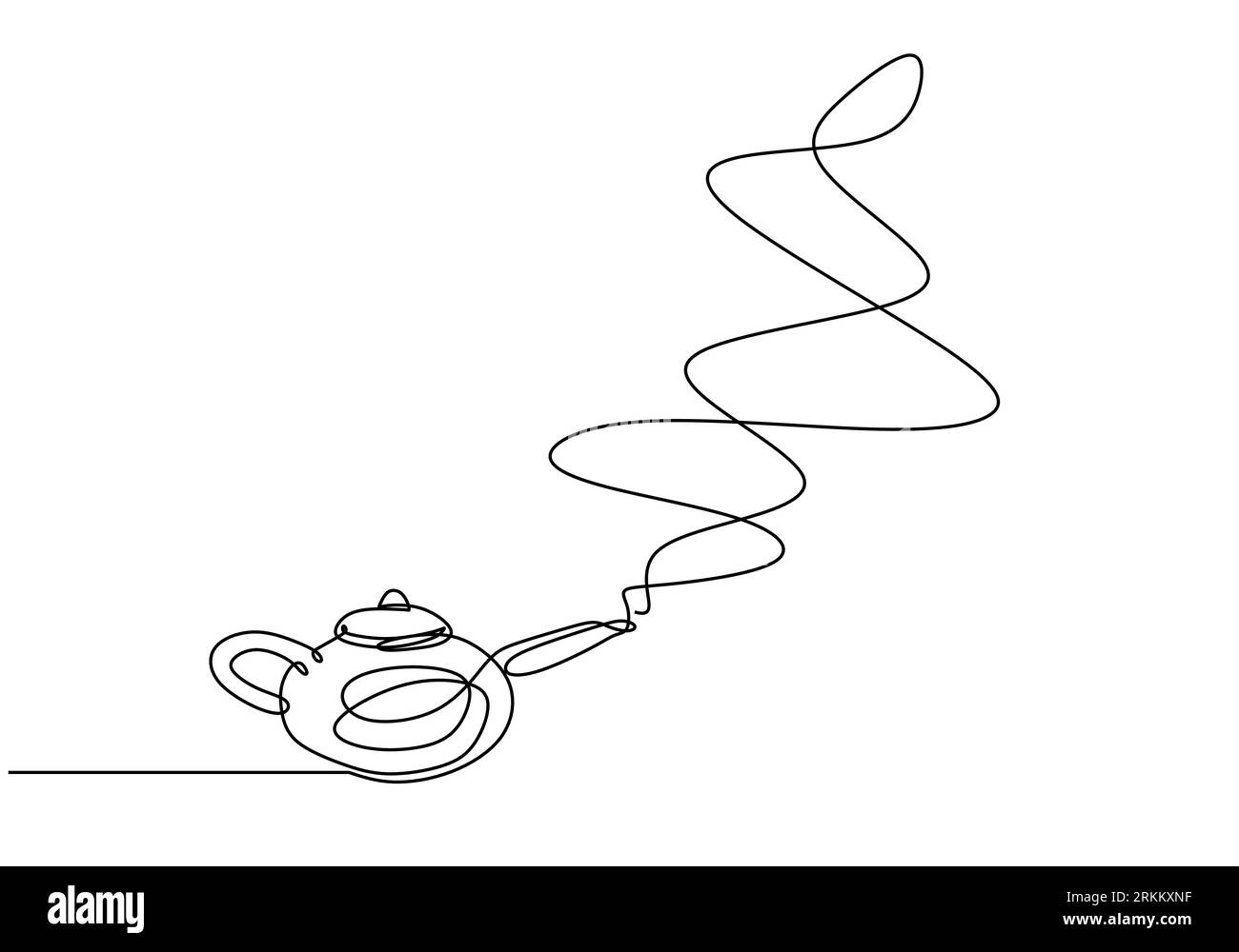 Continuous one line of magic lamp with smoke Stock Vector Image & Art ...