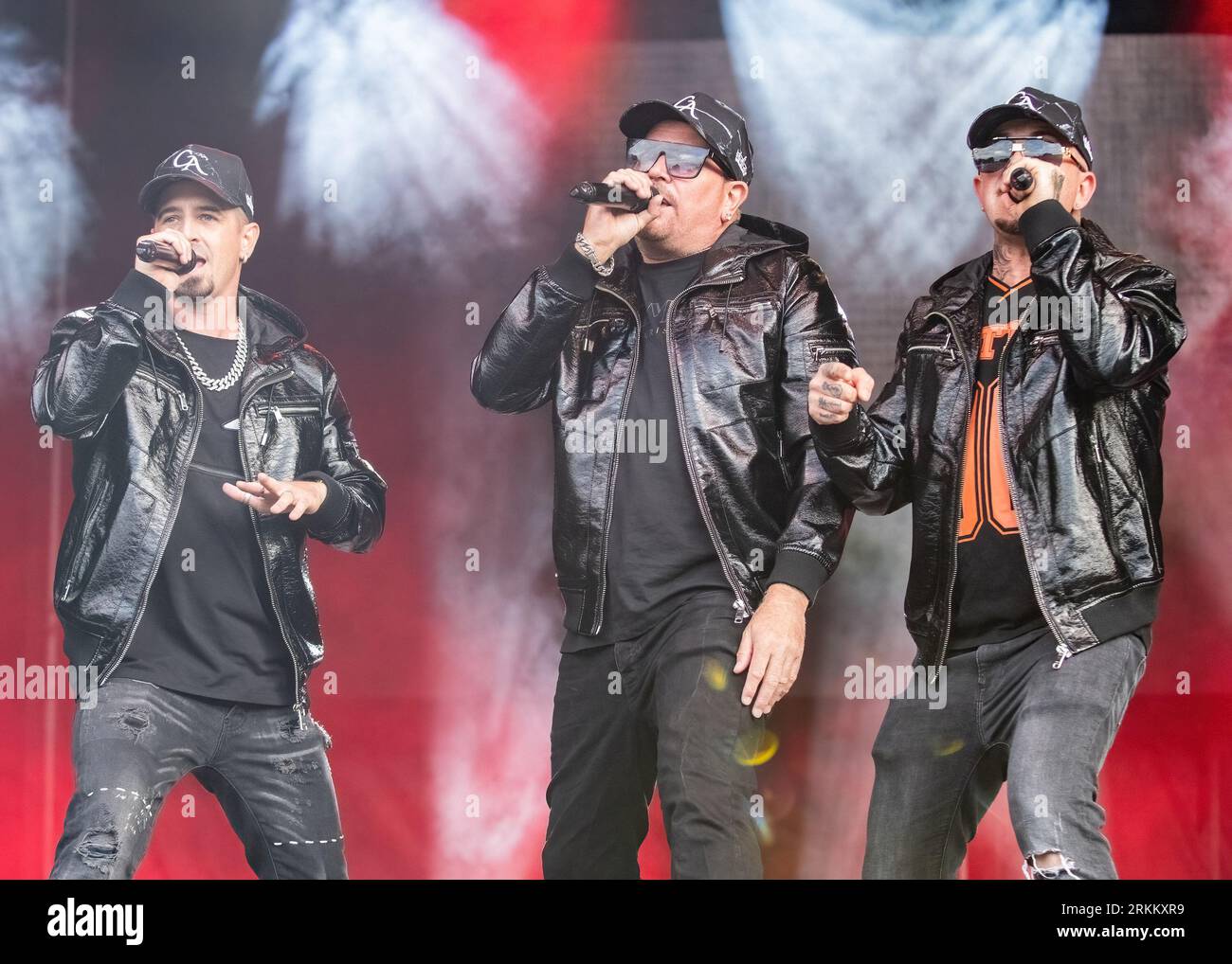 Derby, UK. 25 August, 2023. Derby Ultimate 90s Festival at Darley Park ...