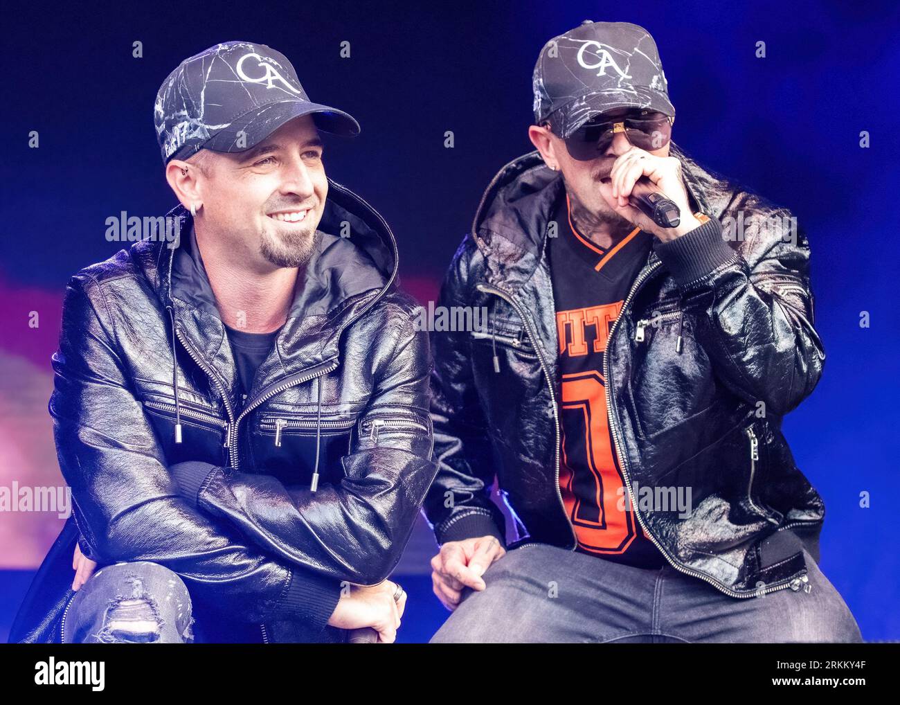 Derby, UK. 25 August, 2023. Derby Ultimate 90s Festival at Darley Park ...