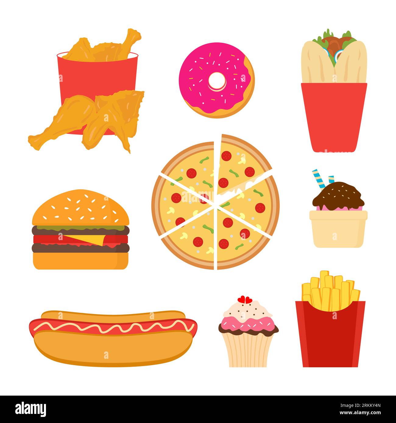 Junk Foods Clipart