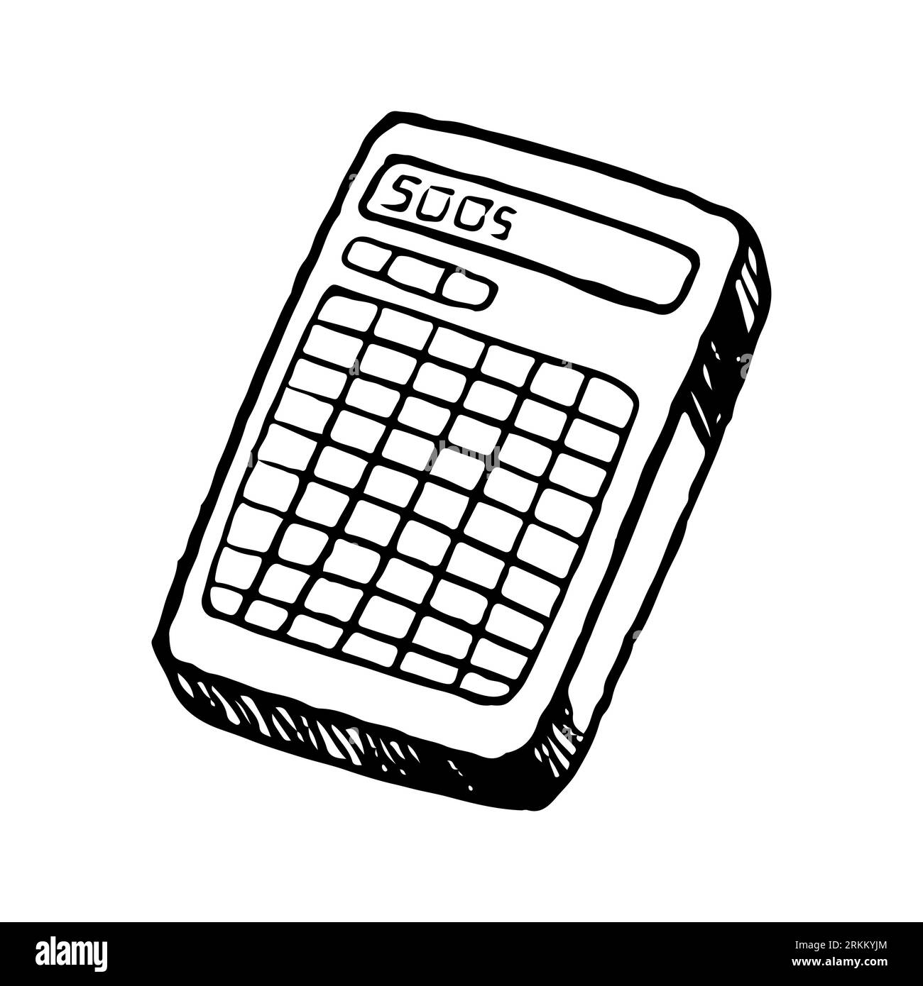 Calculator stationery equipment. Office tool electronic calculator ...