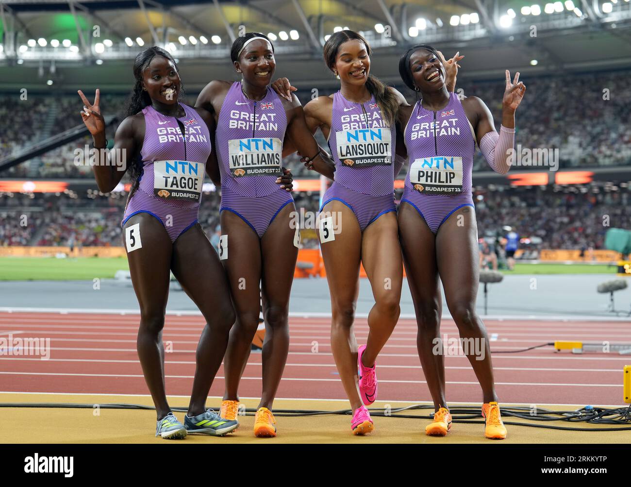 The great britain team asha philip hi-res stock photography and images ...