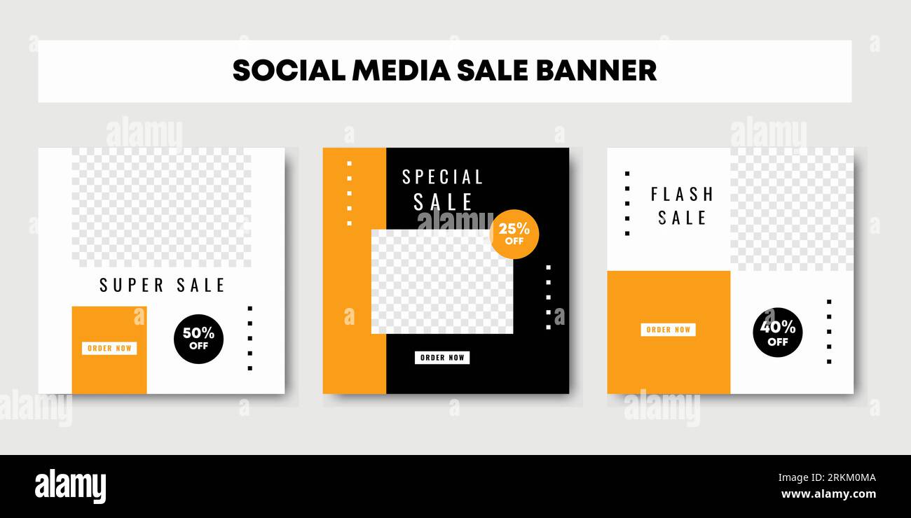 A bundle social media post design templates backgrounds with copyspace ...