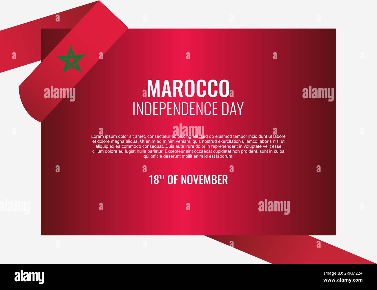 Morocco Independence day background for national celebration Stock ...