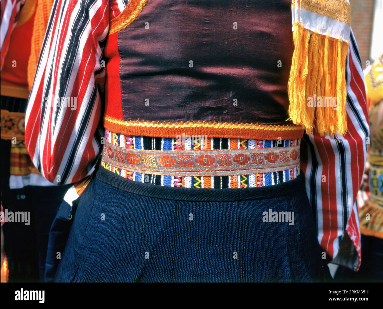 Detail of a traditional costume in Marken, The Netherlands. At King’s ...