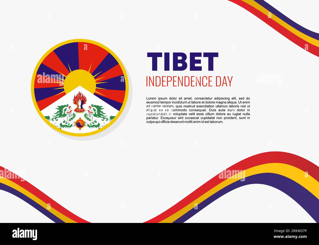 Tibet independence day background banner poster for national ...