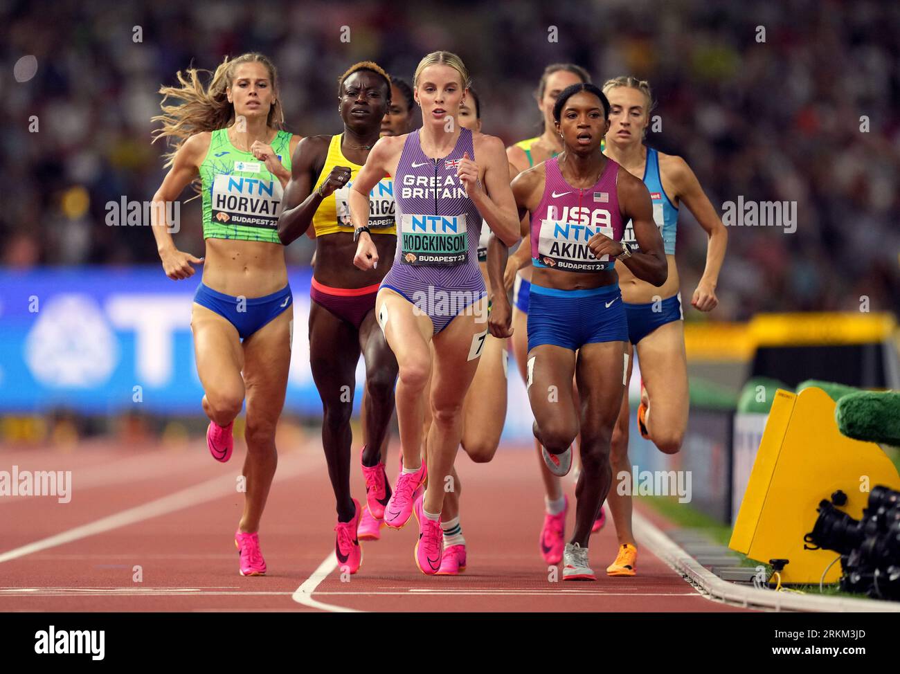 Great Britain’s Keely Hodgkinson during her Women’s 800m semi final on ...