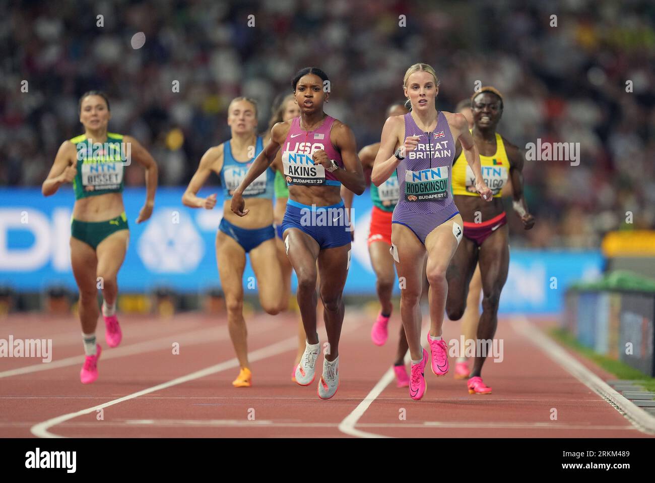 Great Britain’s Keely Hodgkinson during her Women’s 800m semi final on ...
