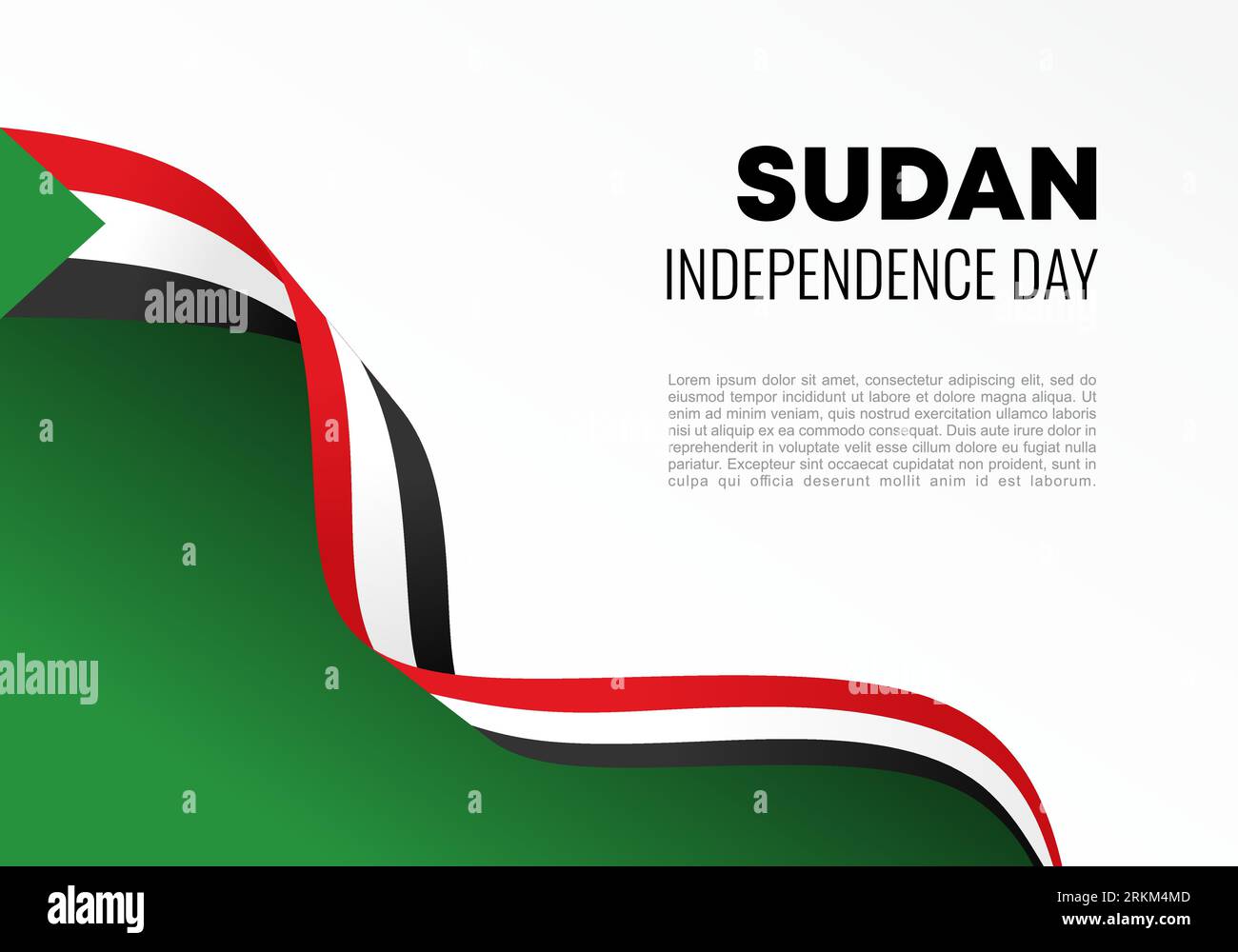 Sudan independence day background banner poster for celebration on ...