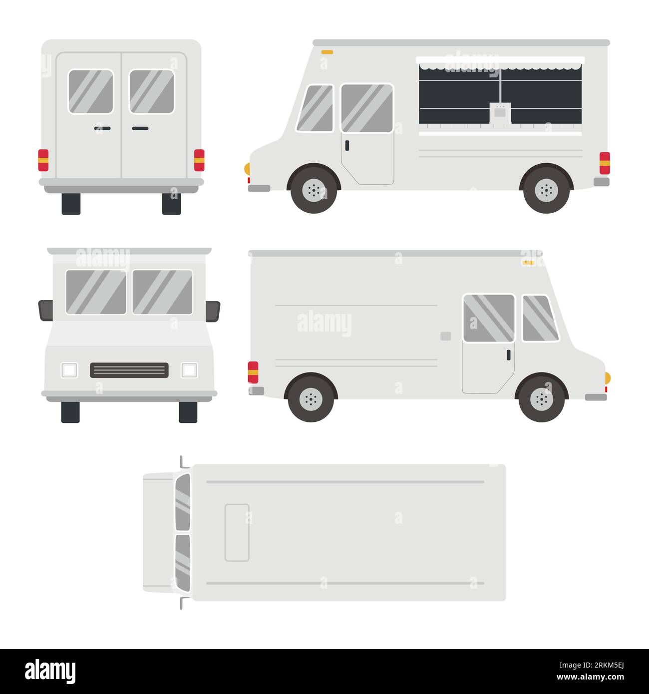 Dining set in front Stock Vector Images - Alamy