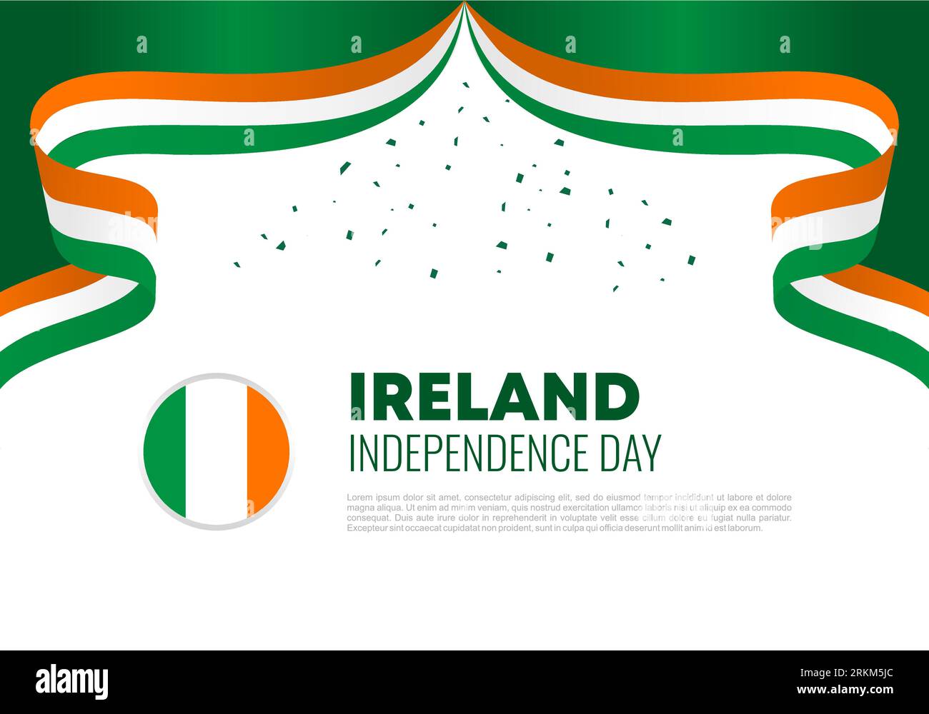 Ireland independence day background banner poster for national ...