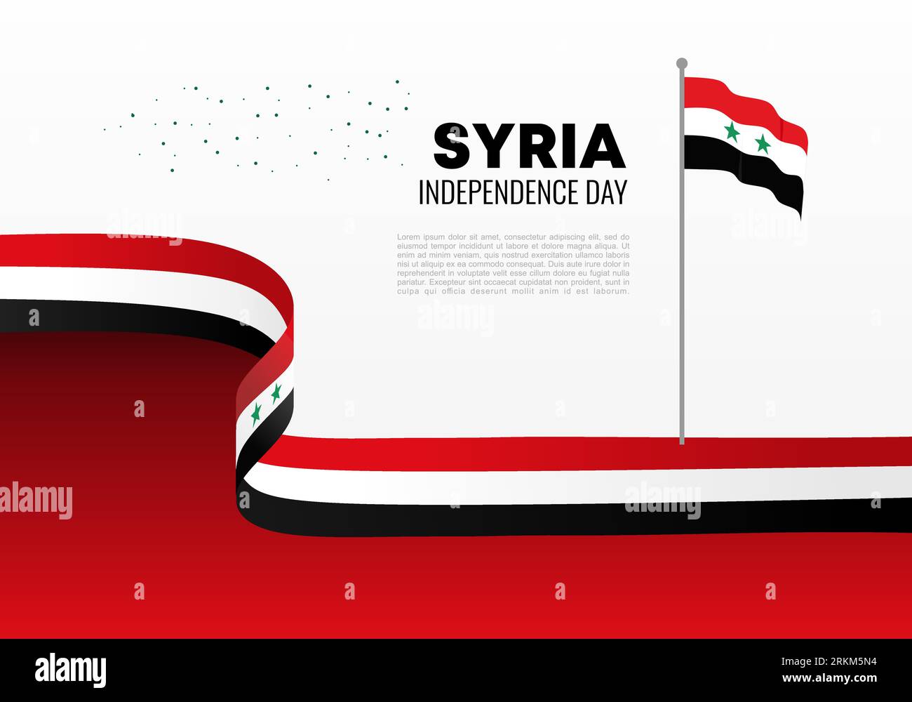 Syria independence day background banner poster for national ...