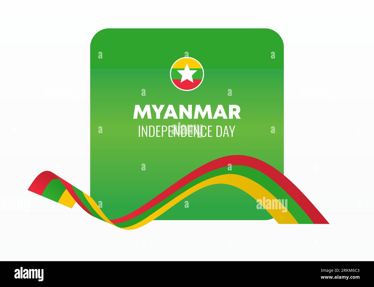 Myanmar independence day background banner poster for celebration on ...