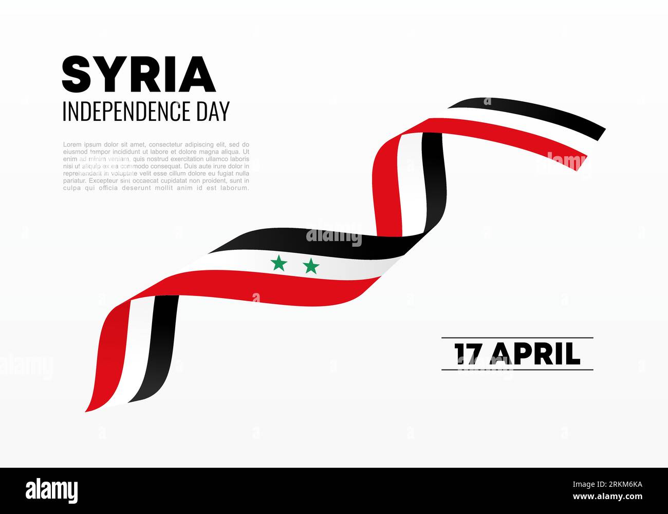 Syria independence day background banner poster for national ...