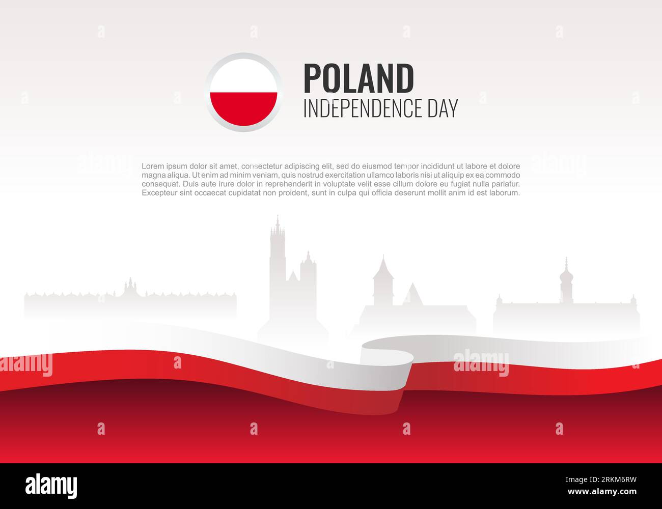Poland Independence day background banner for national celebration ...
