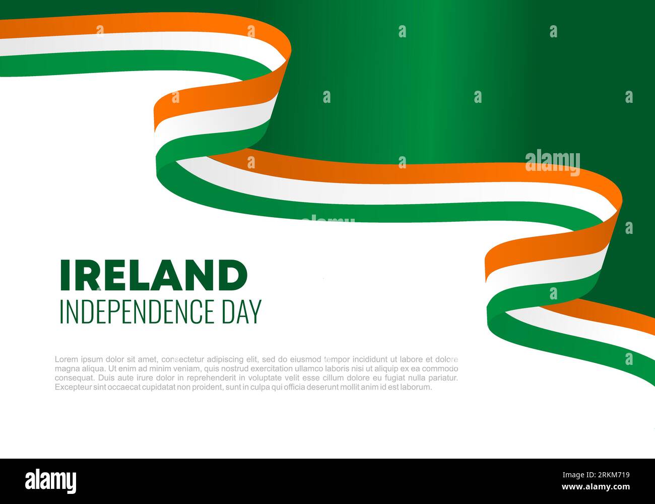 Ireland independence day background banner poster for national ...