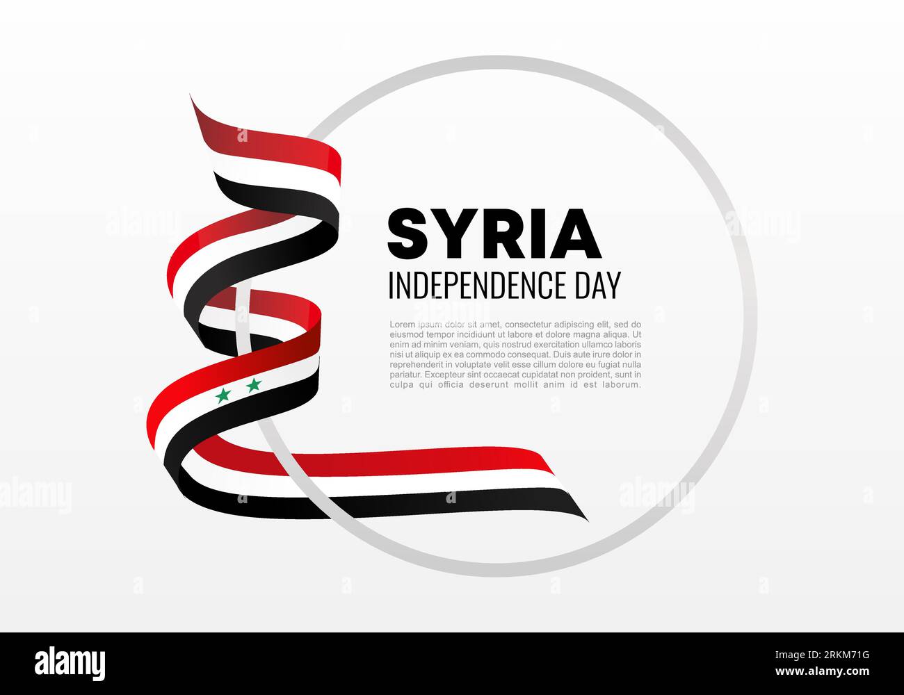 Syria independence day background banner poster for national ...