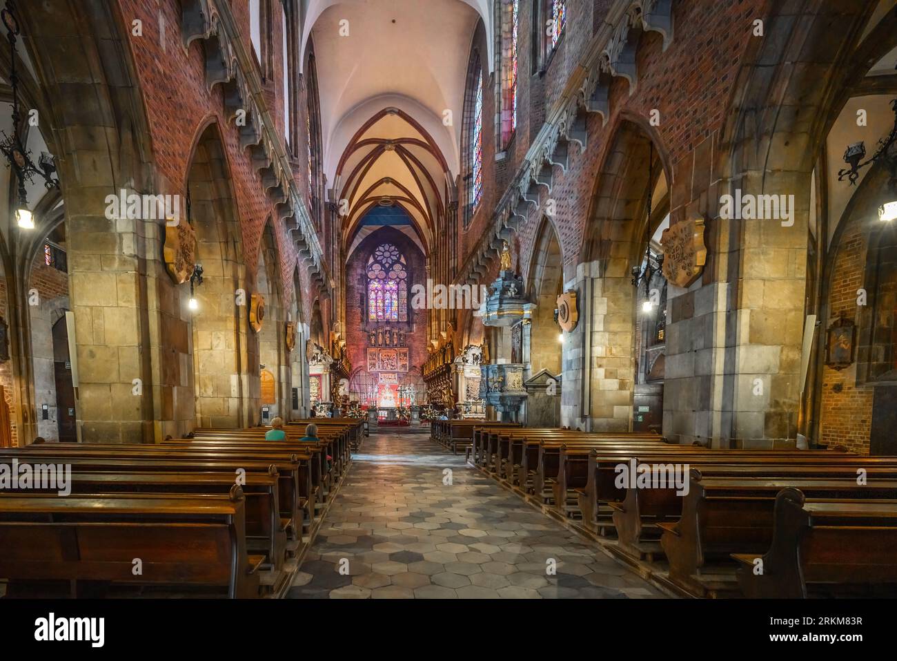 Cathedral of St. John the Baptist Interior - Wroclaw, Poland Stock Photo - Alamy