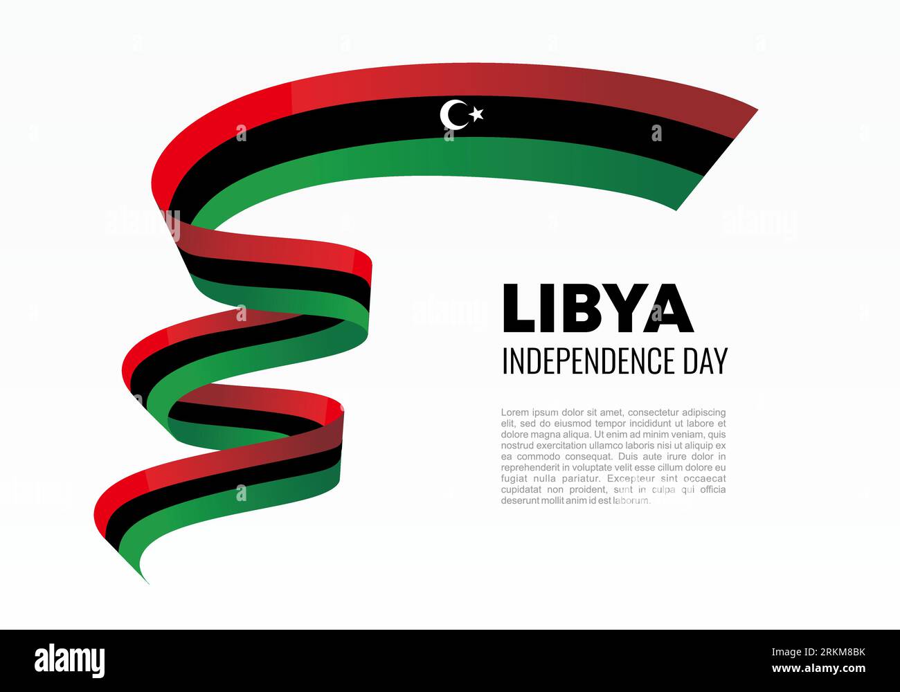 Libya independence day background banner poster for celebration on ...
