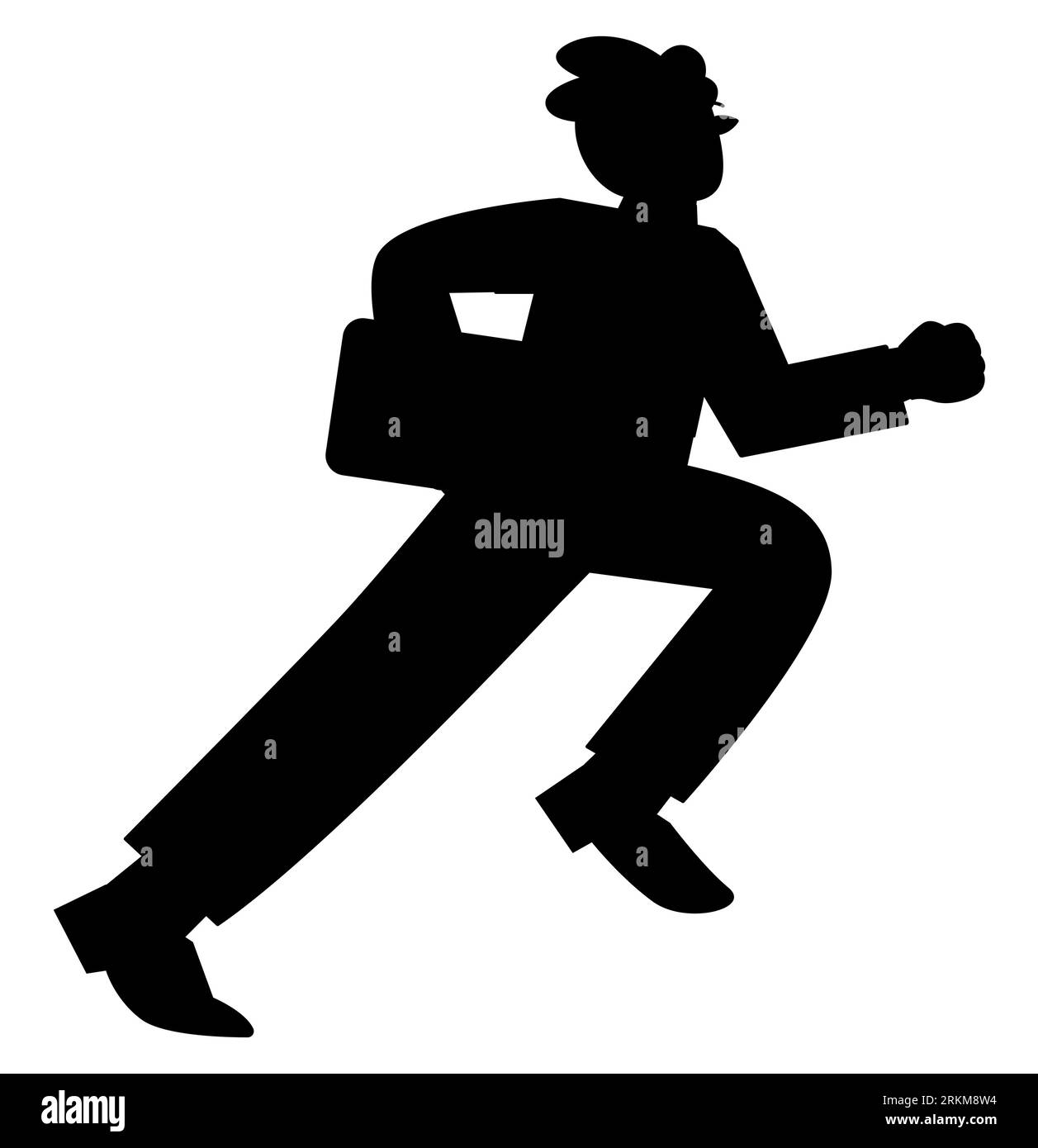 People in a rush Stock Vector Images - Alamy