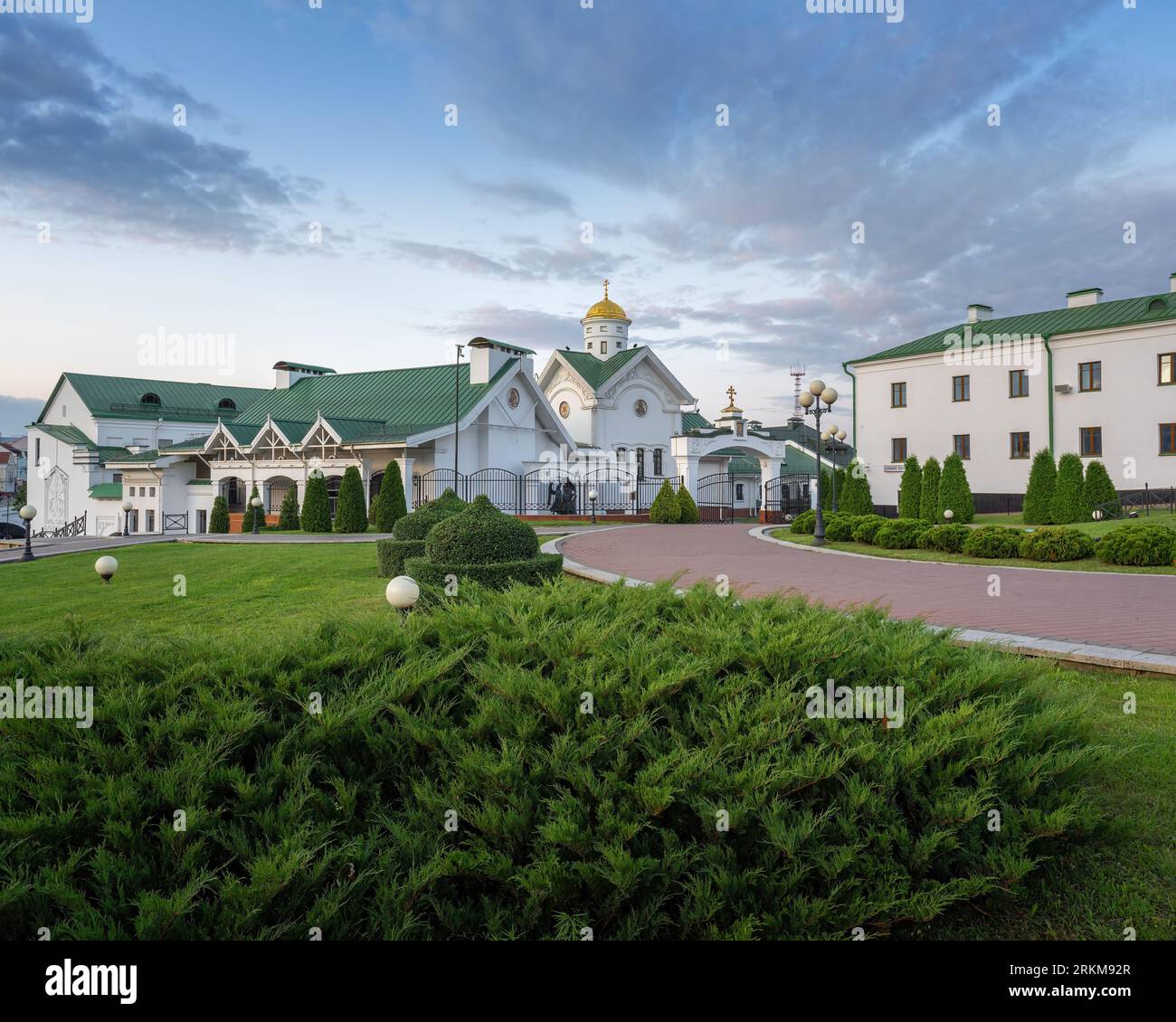 Church of St. Cyril of Turov at sunset - Minsk, Belarus Stock Photo - Alamy