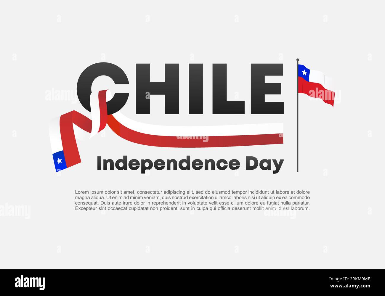 Chile independence day background banner poster for national ...