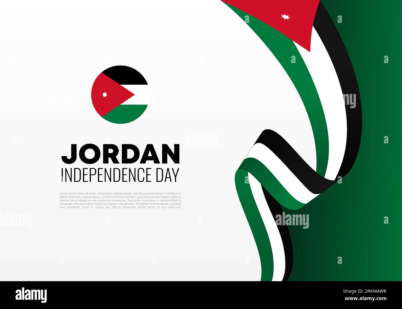 Jordan independence day background banner poster for national ...