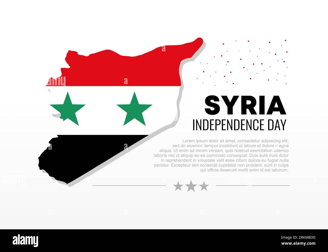 Syria independence day background banner poster for national ...