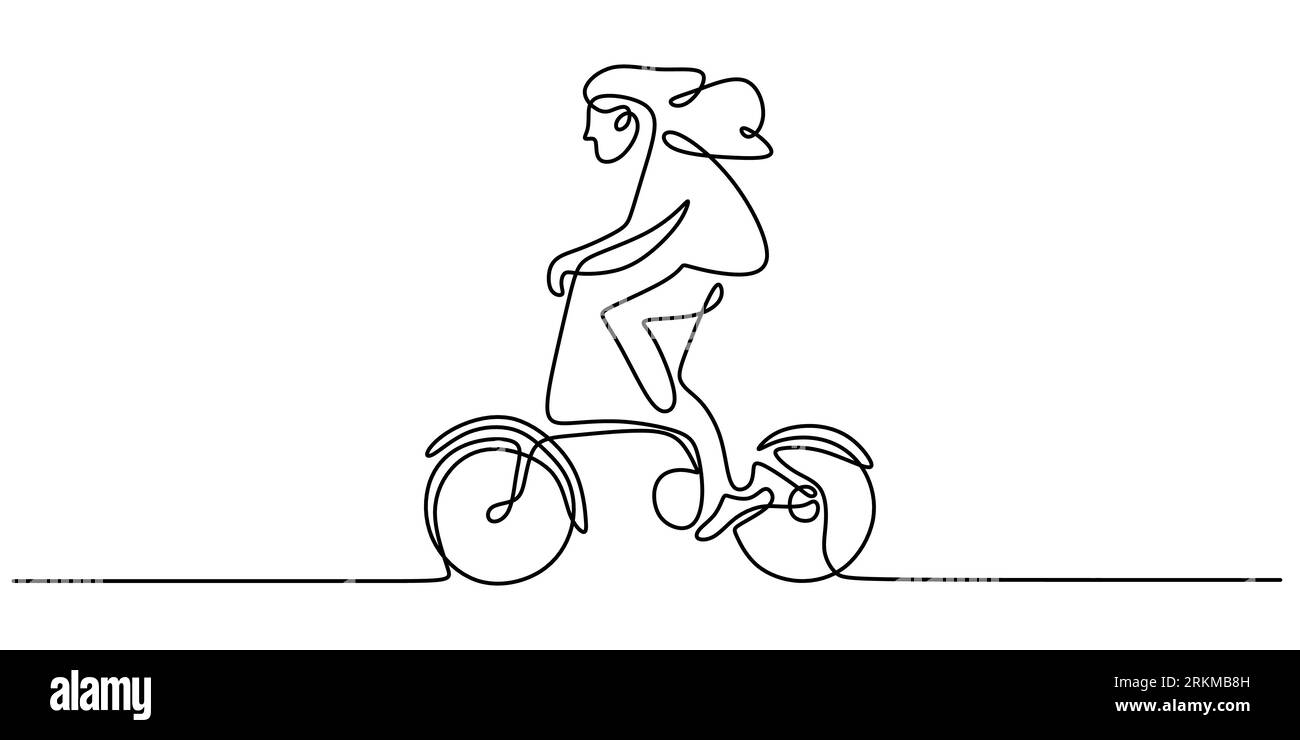Riding folding bike Stock Vector Images - Alamy