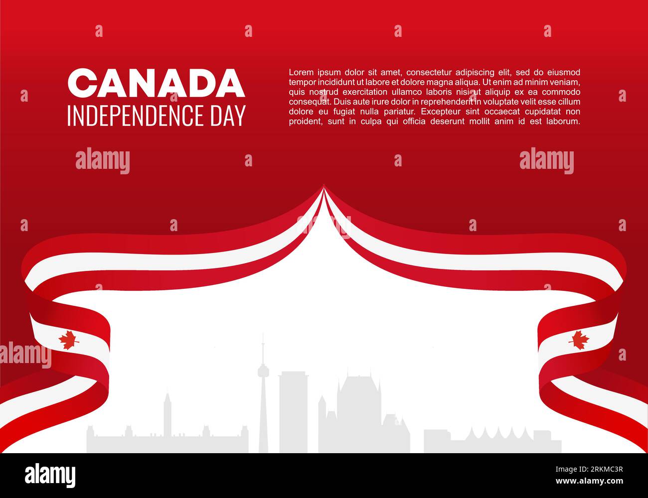 Canada Independence day background banner poster for national ...