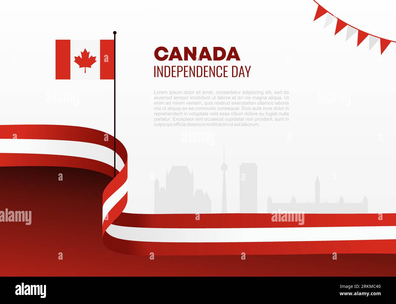 Canada Independence day background banner poster for national ...