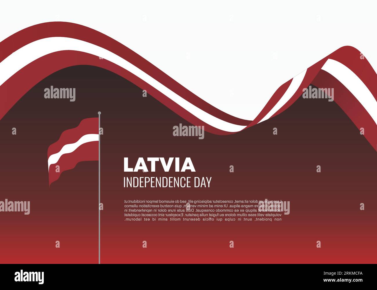 Latvia independence day background poster for national celebration on ...