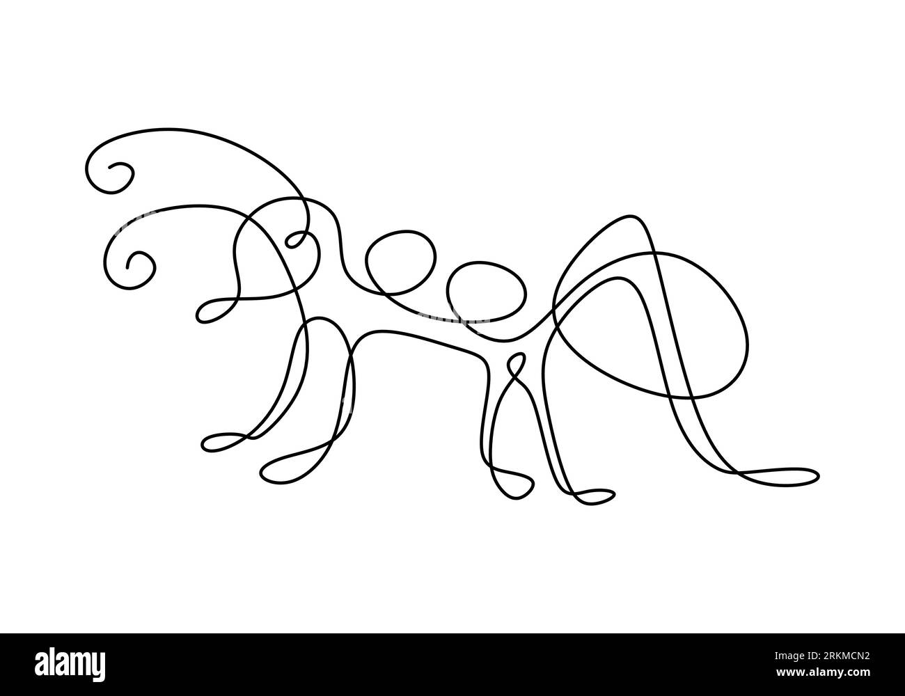 Single ant Stock Vector Images - Alamy