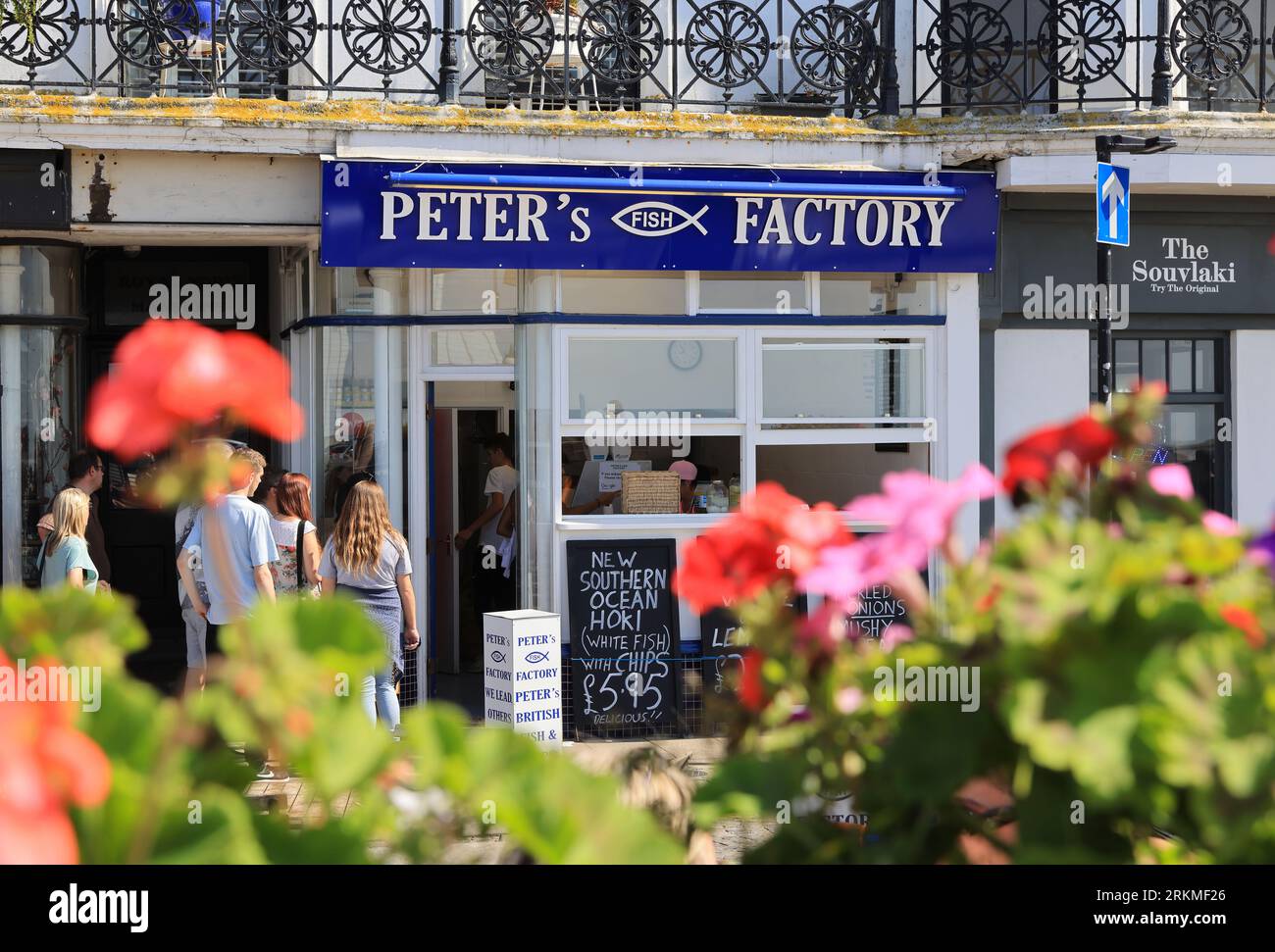 Peter's Fish Factory, popular fish and chips shop on The Parade, on ...