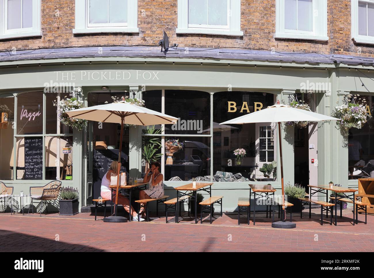 The Pickled Fox bar & restaurant on Market Place in Margate's pretty ...