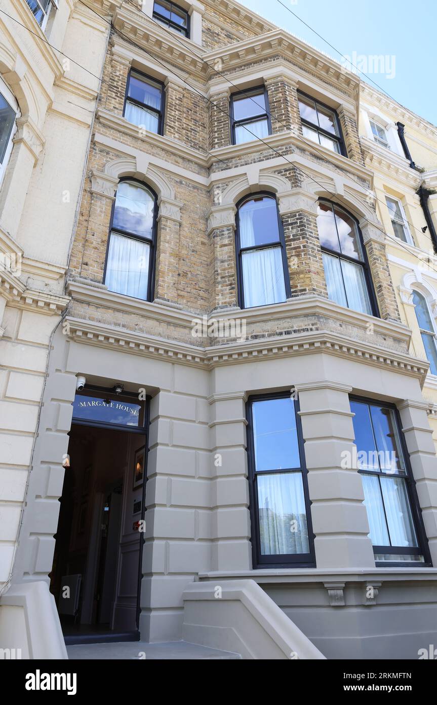 Small, luxury boutique hotel Margate House, on Dalby Square, in Cliftonville, Margate, Kent, UK ...