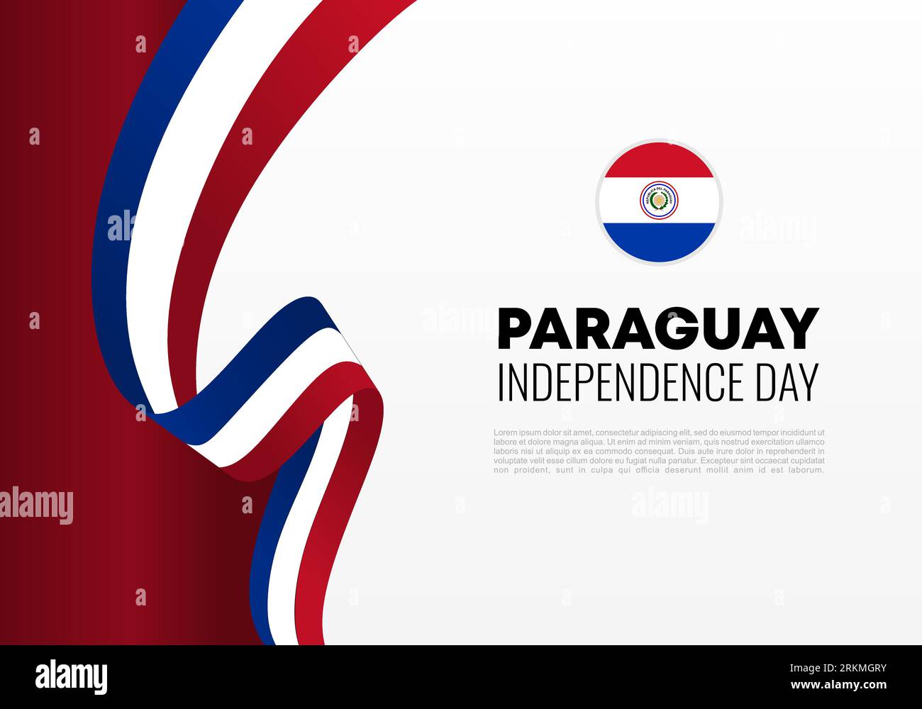 Paraguay independence day background banner poster for national ...