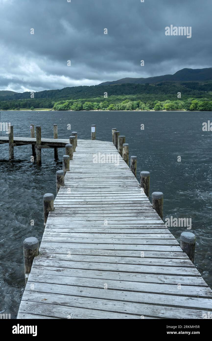 Coniston Jetty, Lake District UK Stock Photo - Alamy