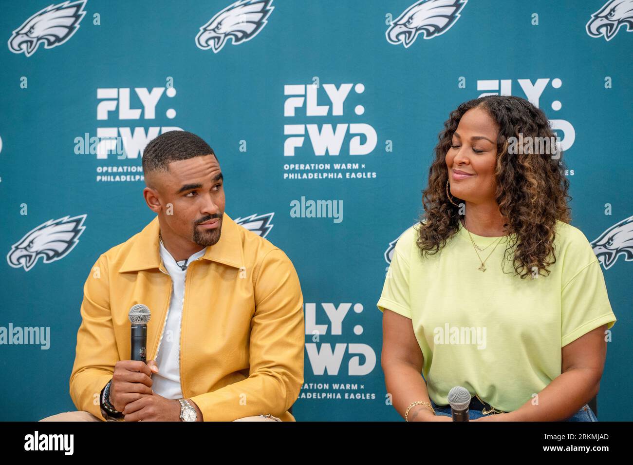 Jalen hurts philadelphia eagles hi-res stock photography and images - Alamy