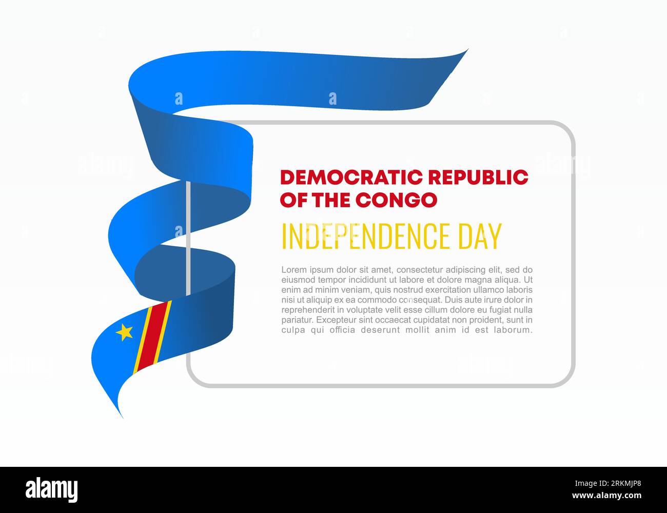Republic of Congo independence day background poster for national ...